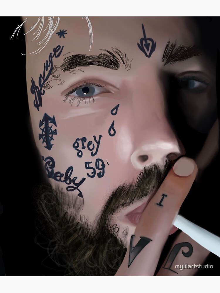 "Portrait of Scrim from Suicideboys" Sticker for Sale by mylilartstudio ...