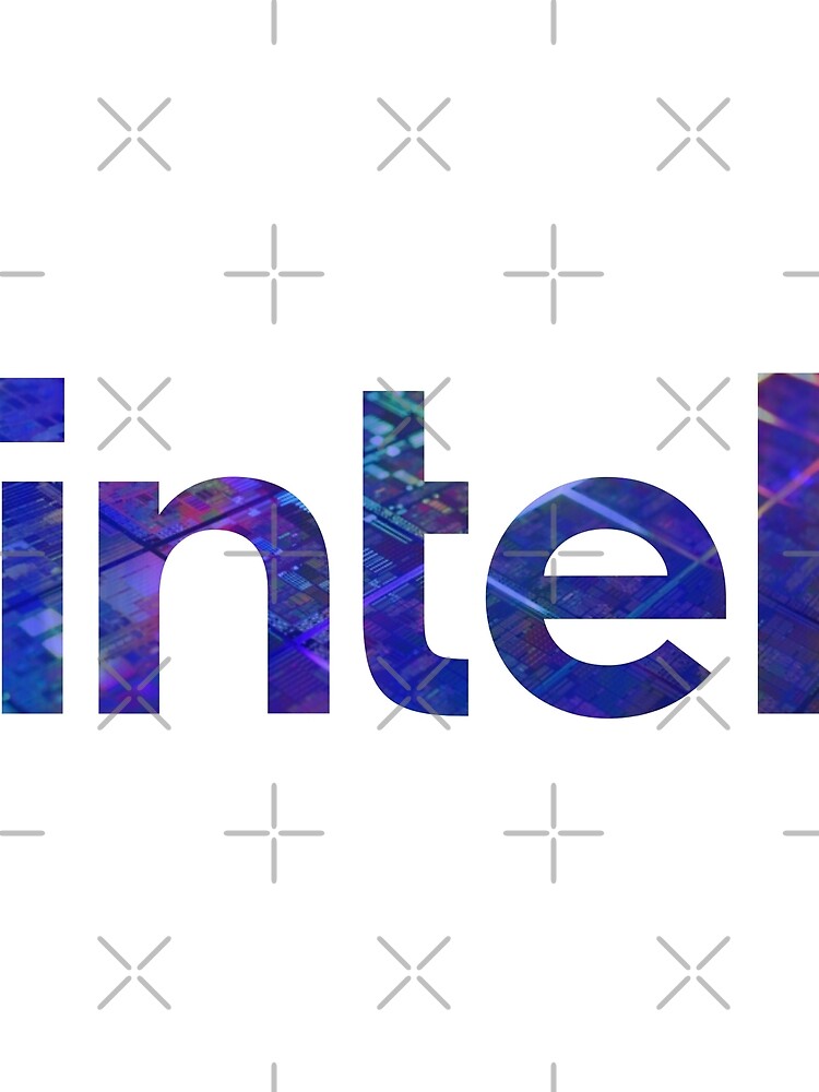 "Blue New Intel Logo | Silicon CPU" Art Print by BHawk-Graphics | Redbubble