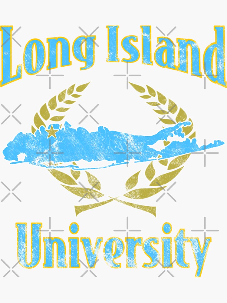 "LIU Long Island University Vintage" Sticker for Sale by seanyj | Redbubble