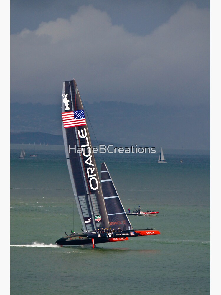 "Oracle Team USA~ Supercharged " Sticker for Sale by HanieBCreations ...