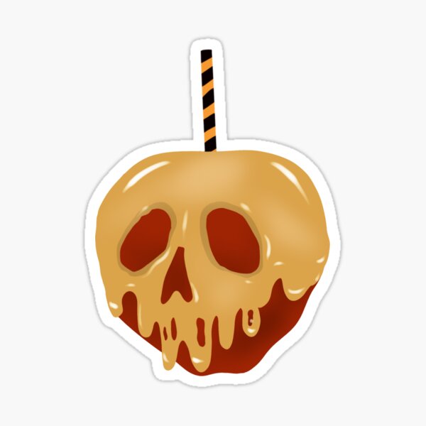"Halloween Candy Apple" Sticker for Sale by ohclementine | Redbubble