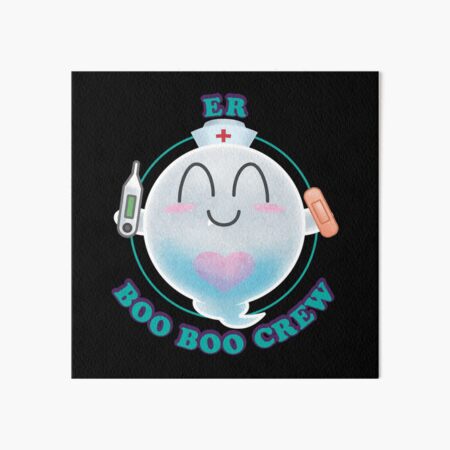 Lámina rígida «ER Boo Boo Crew Disfraz de enfermera fantasma de ...