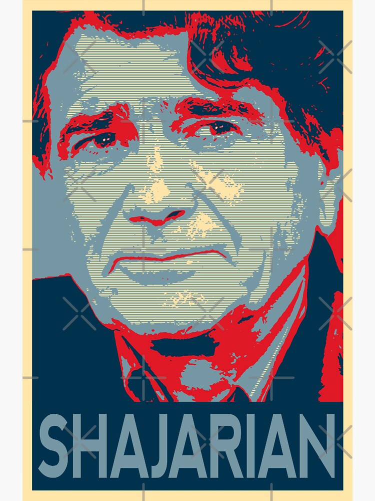 "Mohammad-Reza Shajarian" Sticker by ArtEntwined | Redbubble