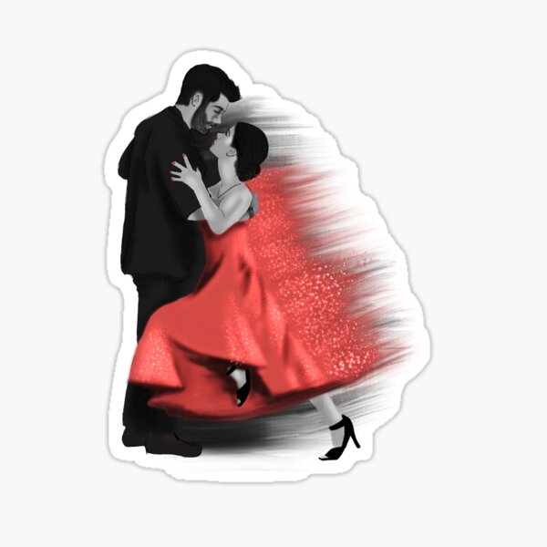 "Ezgür’s tango" Sticker by ItsYouEmma | Redbubble