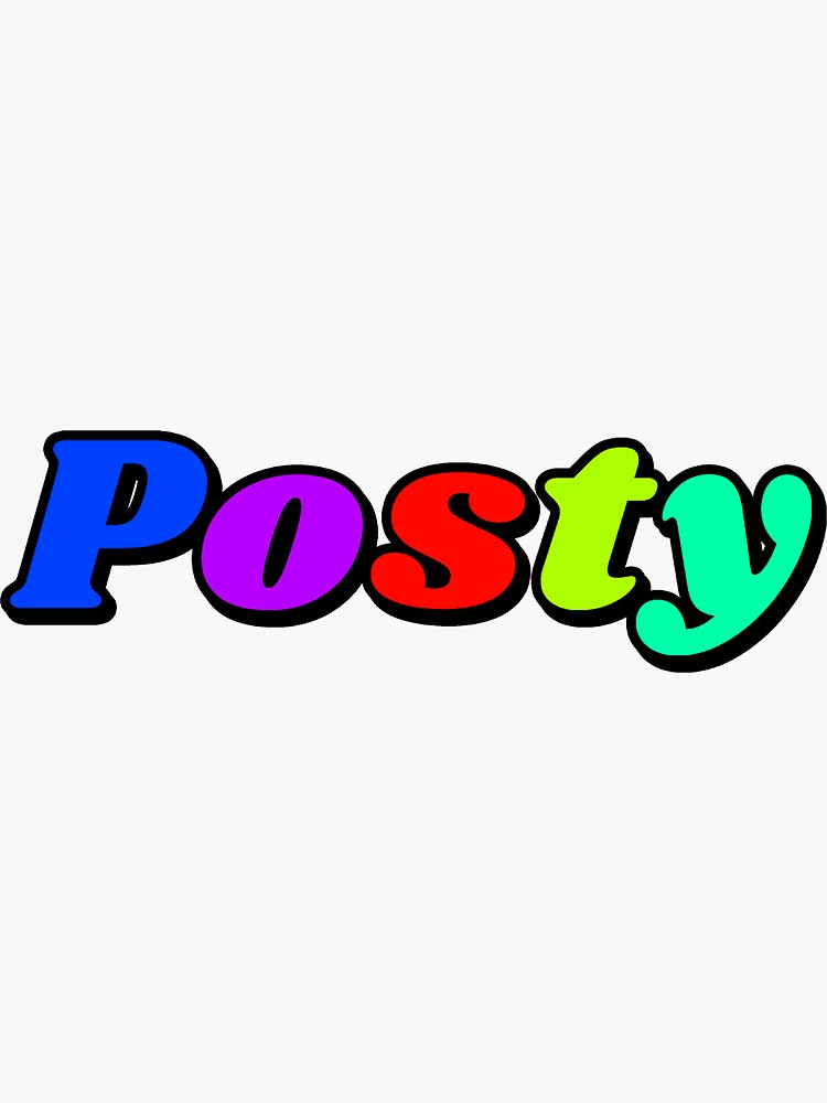 "Posty" Sticker for Sale by blazikin | Redbubble