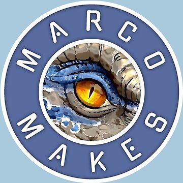 "Marco Makes Logo" Sticker for Sale by MarcoMakes | Redbubble