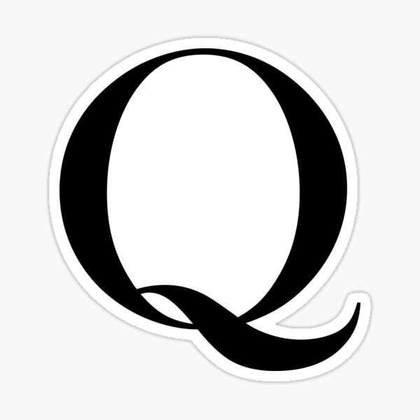 "Simple and Classic Alphabet Letter - Q" Sticker for Sale by ...