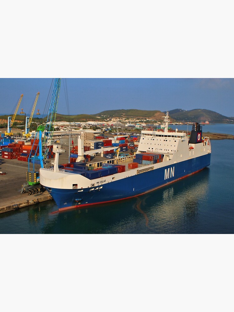 "MN Calao roll on roll off cargo ship" Poster for Sale by FranWest ...