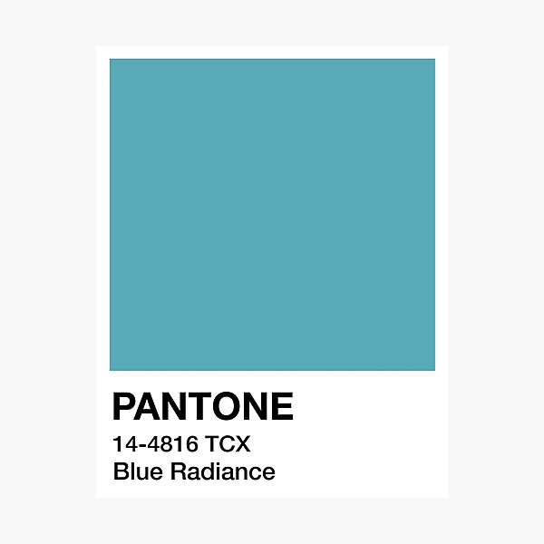 "Pantone Blue Radiance" Photographic Print for Sale by piastrelli ...