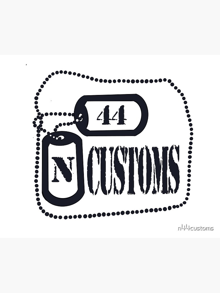 "N44 Customs Company Logo" Photographic Print for Sale by n44customs ...