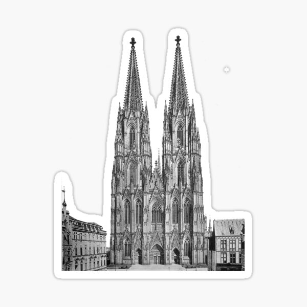 "Cologne cathedral Kölner Dom Cologne Köln Colonia" Sticker for Sale by ...