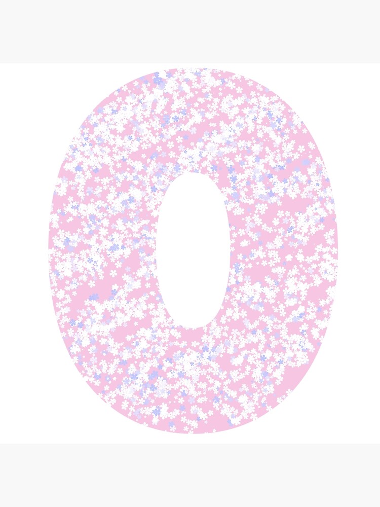 "Letter O Pink Flowers" Poster by kati-cat | Redbubble