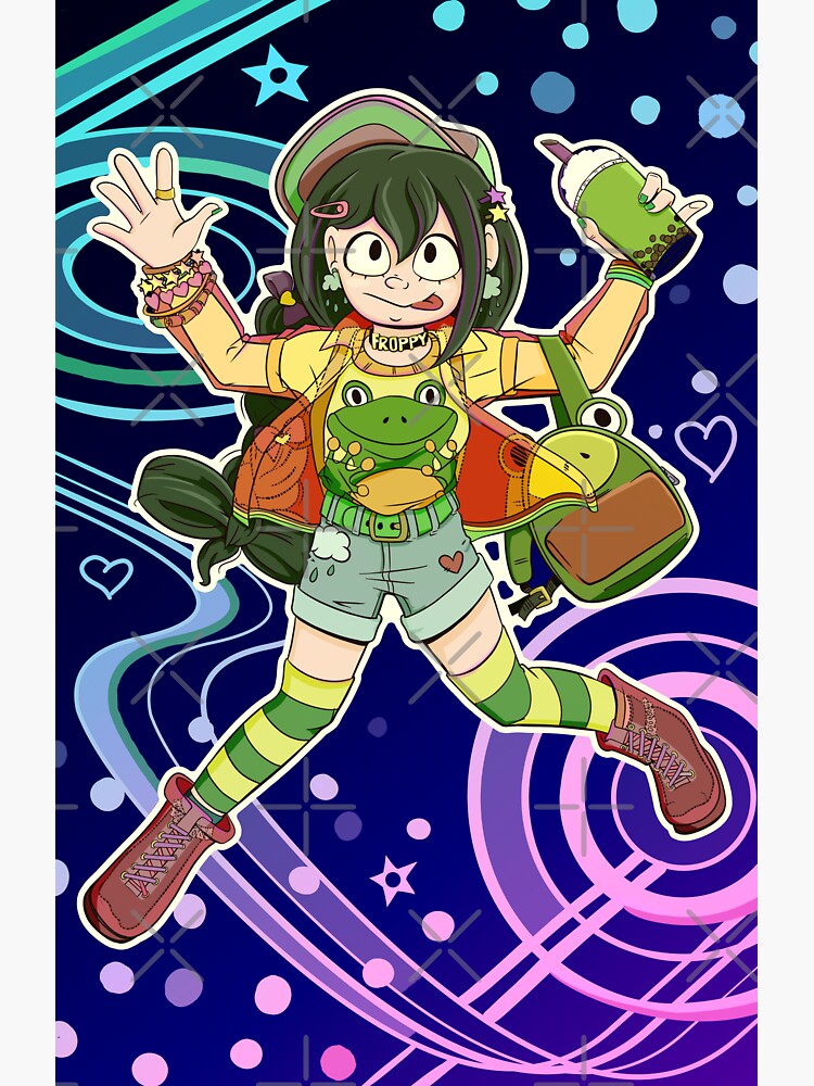"Froppy Kawaii Flair" Sticker for Sale by Krismicalii | Redbubble