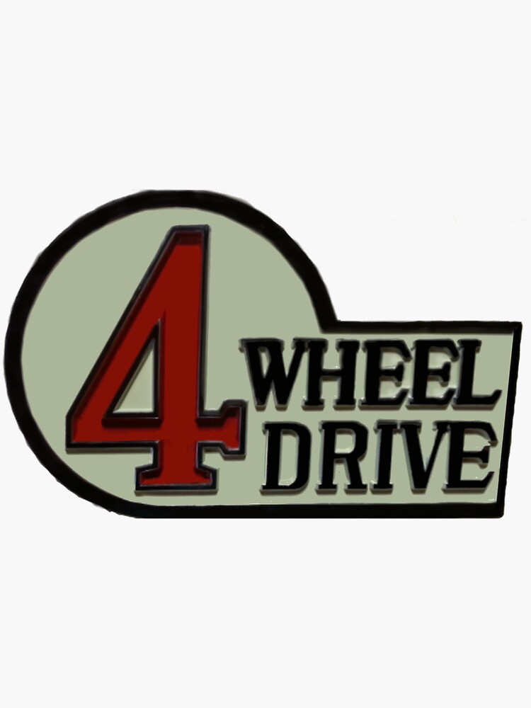 "Toyota FJ40 Land Cruiser Four Wheel Drive Emblem" Sticker for Sale by ...