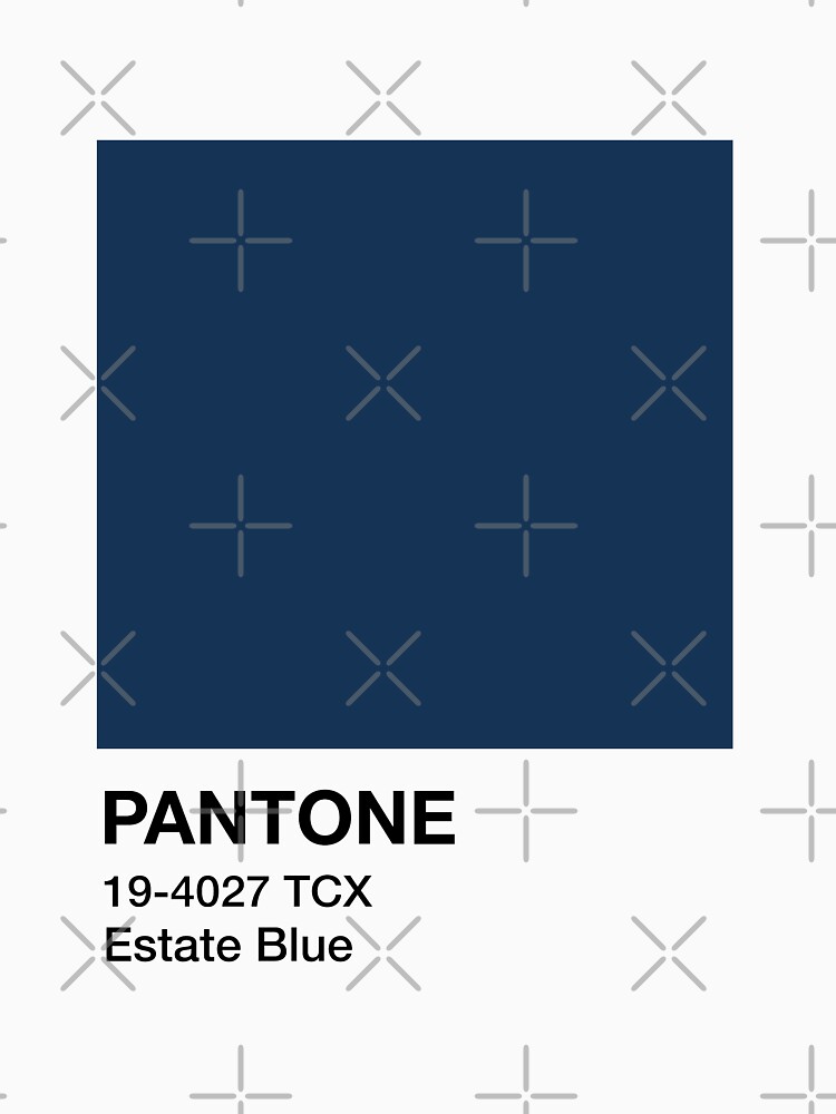 "Pantone Estate Blue" Pullover Hoodie for Sale by piastrelli | Redbubble