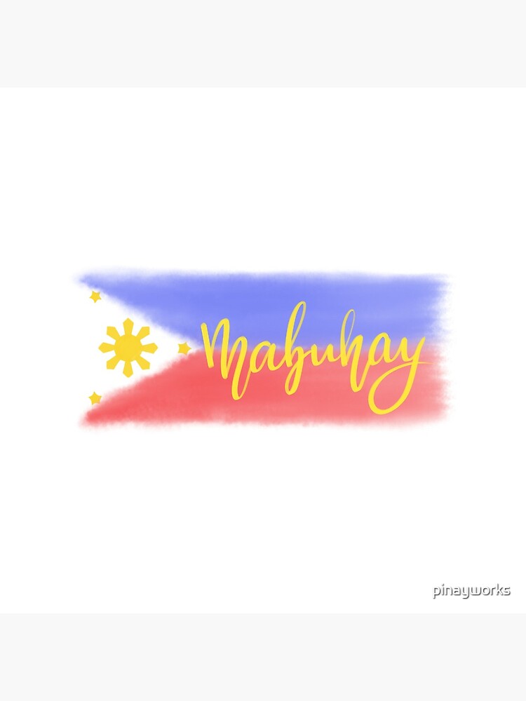 "Mabuhay Philippines Flag" Poster for Sale by pinayworks | Redbubble