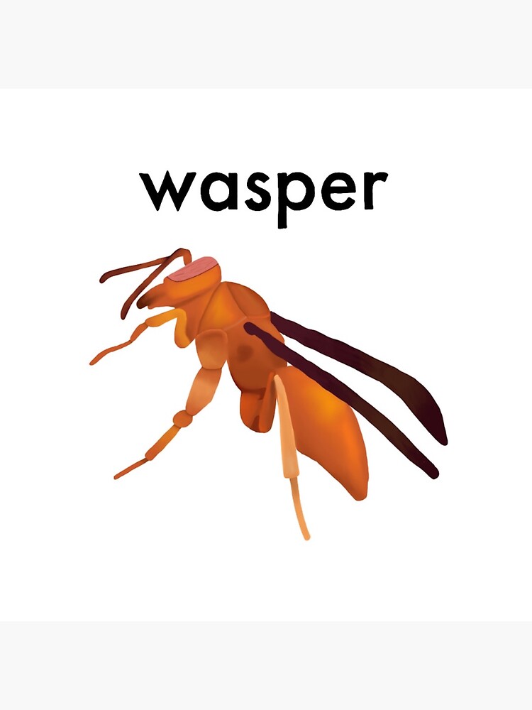 "Wasper" Sticker by Lonrism | Redbubble