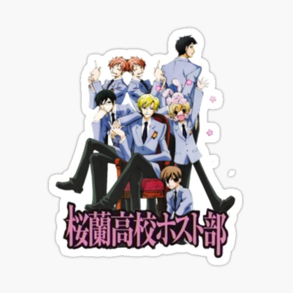 Ouran High School Host Club Stickers | Redbubble