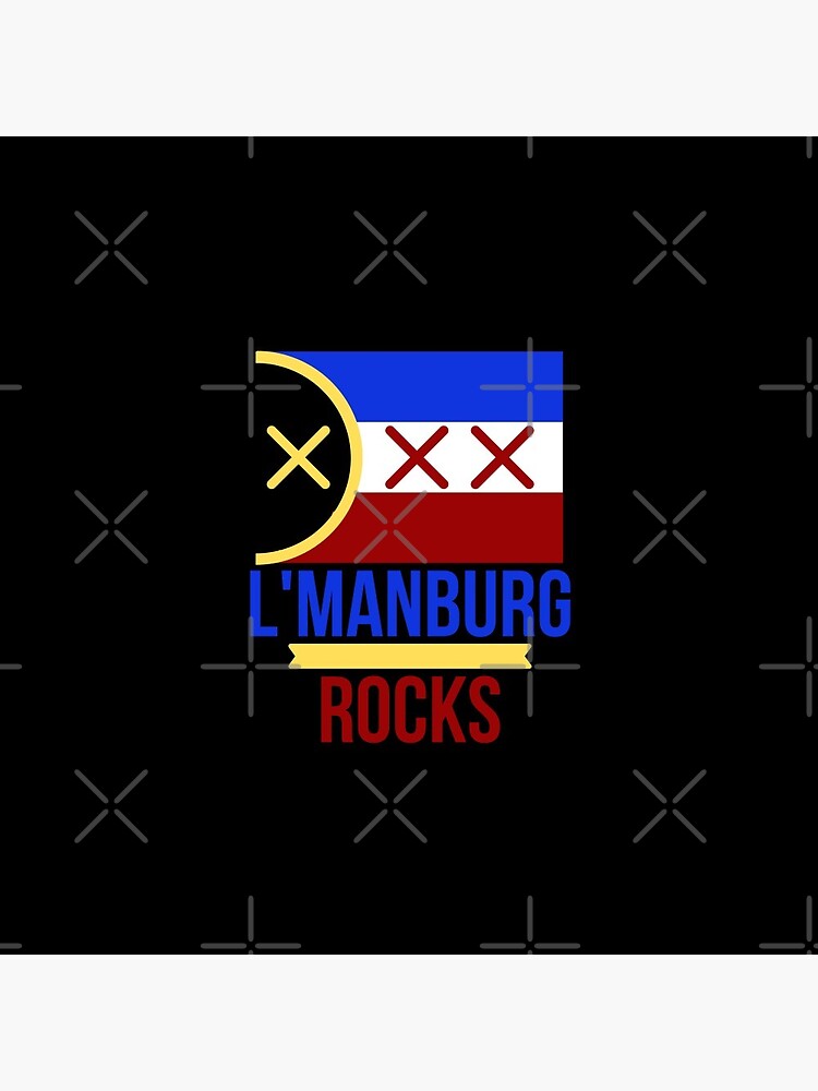 "L'manburg - Black" Pin for Sale by Fighter31 | Redbubble