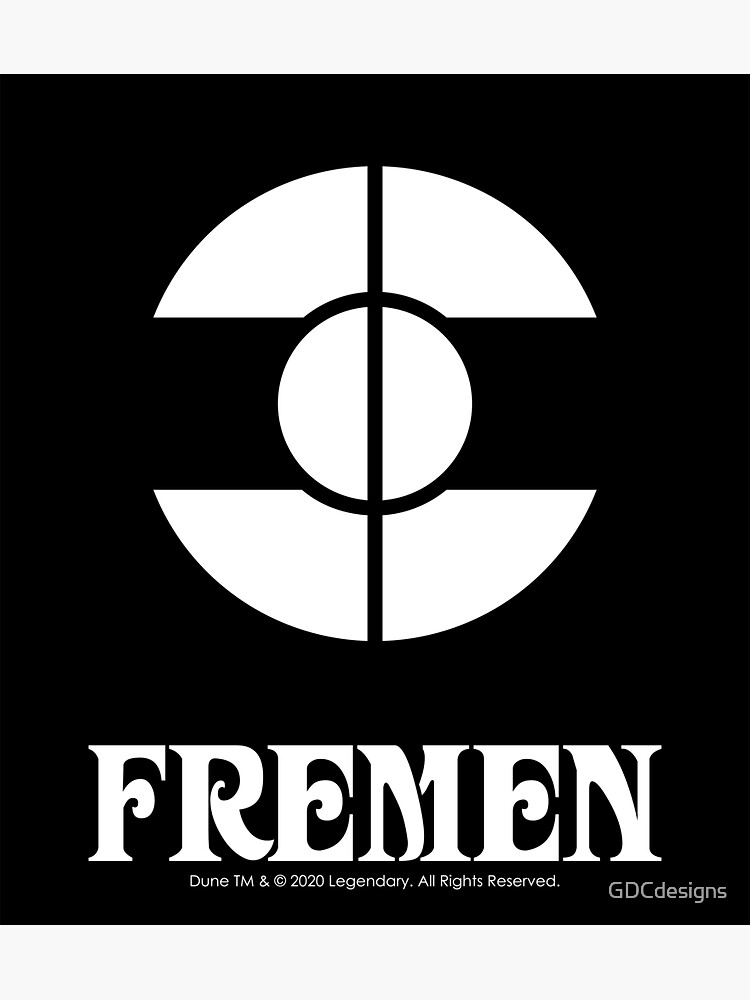 "Fremen House Symbol Art Design Dune (2020 film)" Sticker by GDCdesigns ...