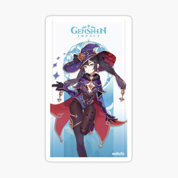 "Genshin Impact Mona" Sticker for Sale by egrjhn | Redbubble