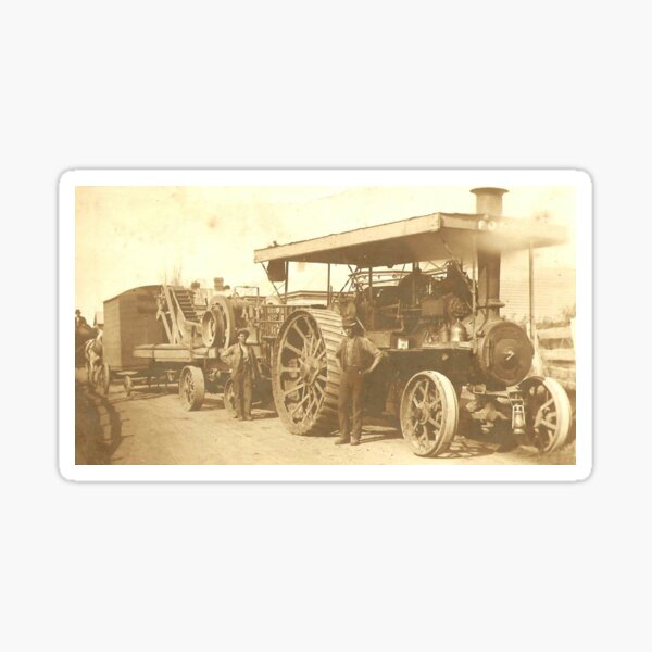 "Steam Traction Engine" Sticker by tobeforth | Redbubble