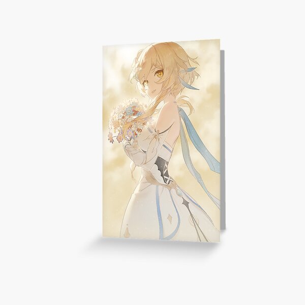 "Lumine - Genshin Impact" Greeting Card by Kami-Anime | Redbubble