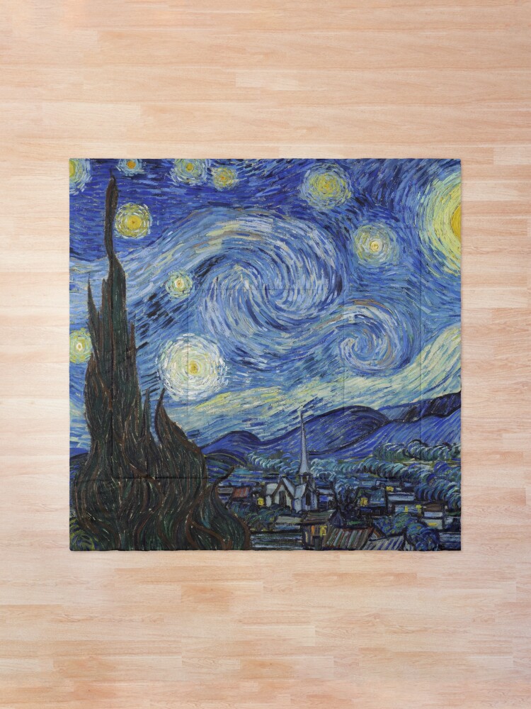 "Starry Night - Vincent Van Gogh" Comforter by NewNomads | Redbubble