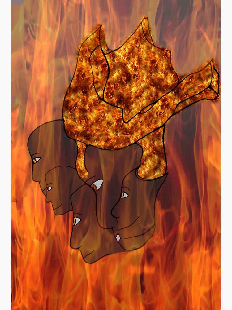 "fire avalanche" Sticker for Sale by nathankwik | Redbubble