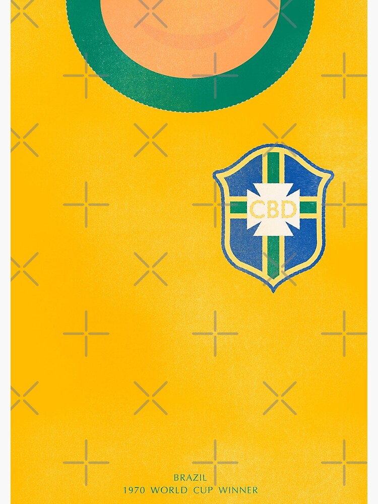 "National Team Vintage Football shirt, retro soccer jersey, old Brazil ...