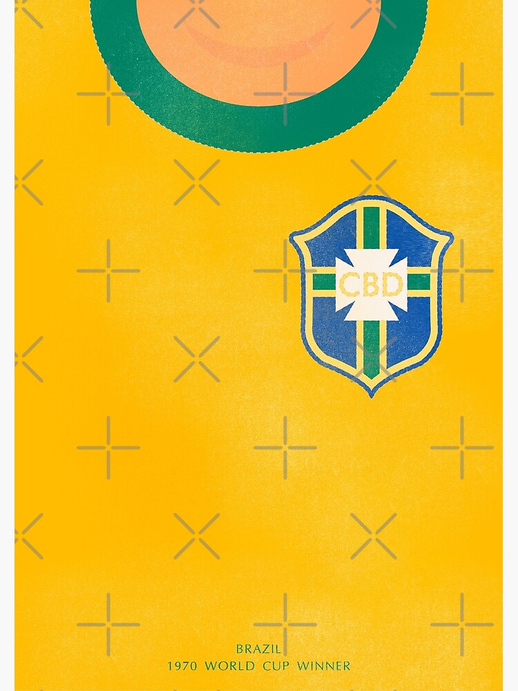 "National Team Vintage Football shirt, retro soccer jersey, old Brazil ...