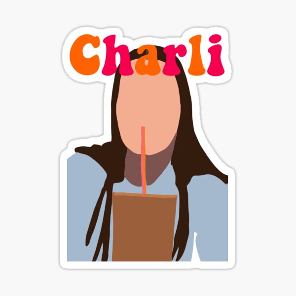 "Charli " Sticker for Sale by Miriamsells | Redbubble