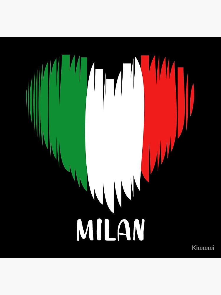 "City Milan Italy flag" Poster for Sale by Kiwwwi | Redbubble