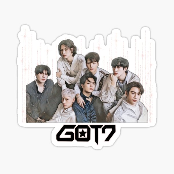 "K-Pop group GOT7" Sticker by BuyKoreanStyle | Redbubble