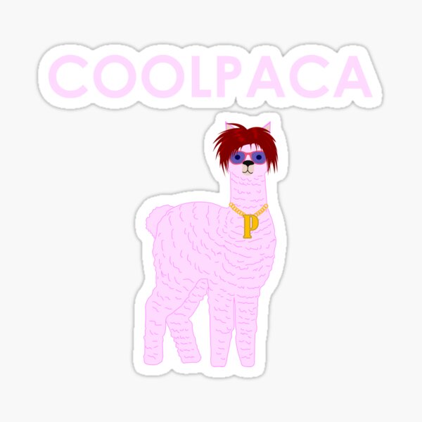 "Cool Paca Full Size" Sticker for Sale by Katzinhatz | Redbubble