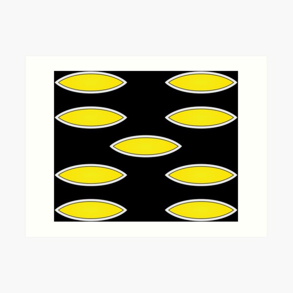 "Crippler Yellow" Art Print by Linubidix | Redbubble