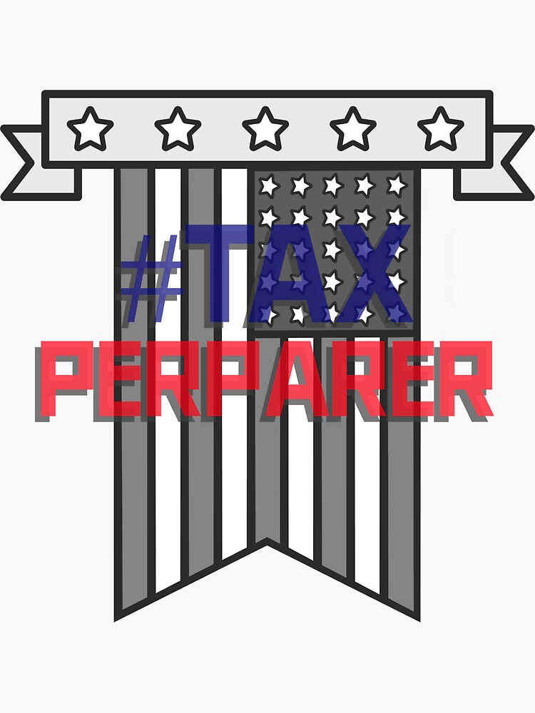 "#tax paid" Sticker for Sale by allstars-OL | Redbubble