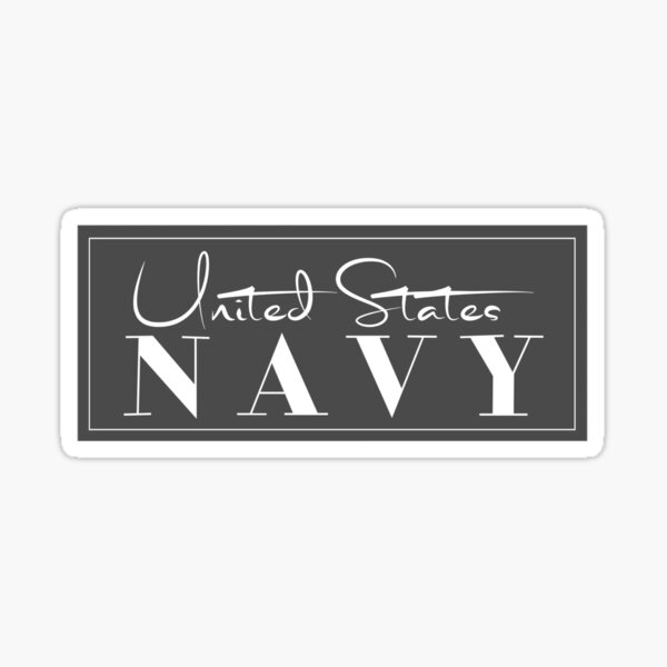 "United States Navy" Sticker by urbancivvies | Redbubble