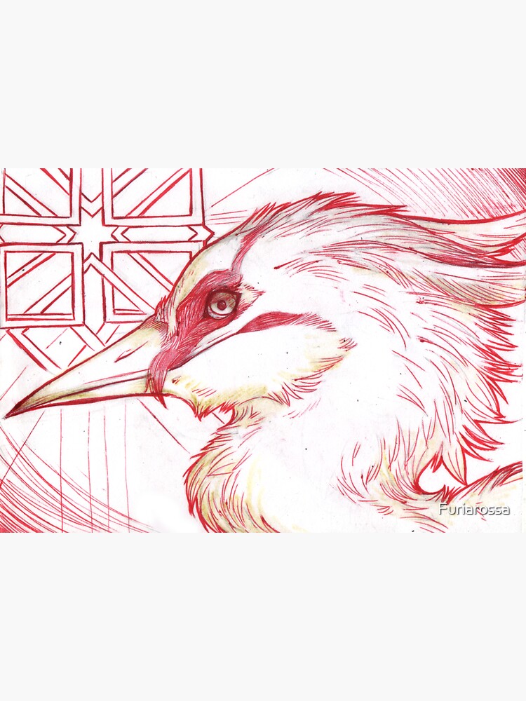 "Phoenix profile" Sticker for Sale by Furiarossa | Redbubble