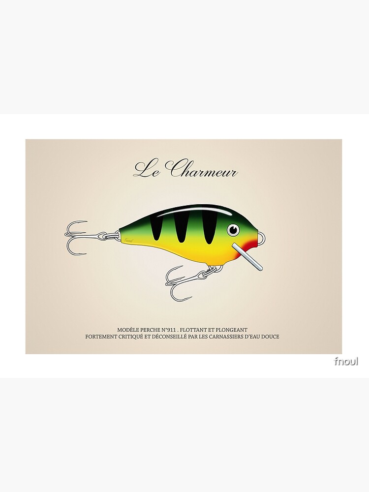 "The Charmer - Fishing Lure" Poster for Sale by fnoul | Redbubble