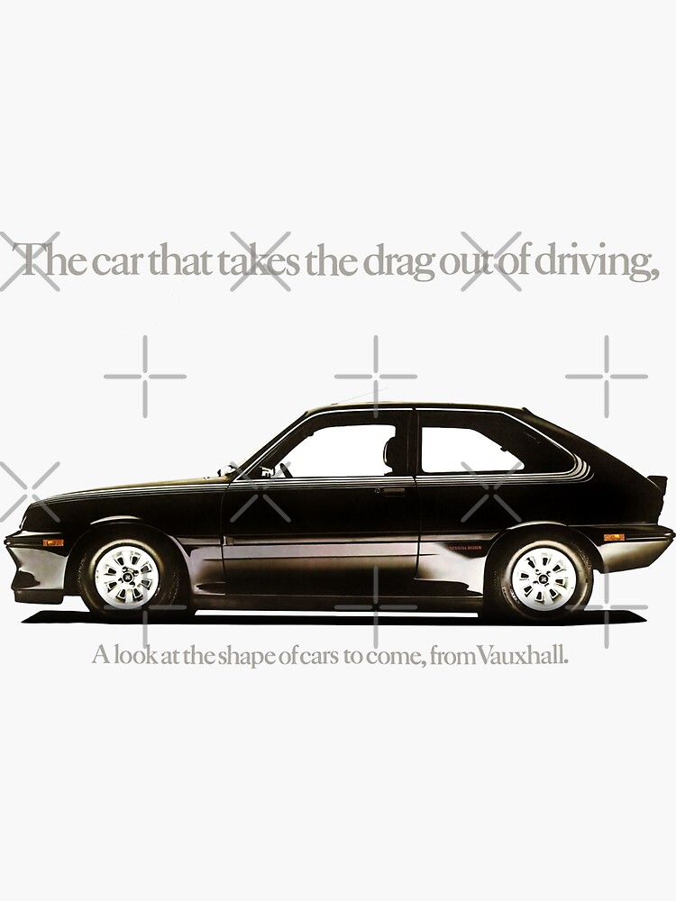 "CHEVETTE BLACK MAGIC - ADVERT" Sticker for Sale by ThrowbackM2 | Redbubble
