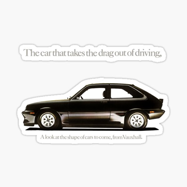 "CHEVETTE BLACK MAGIC - ADVERT" Sticker for Sale by ThrowbackM2 | Redbubble