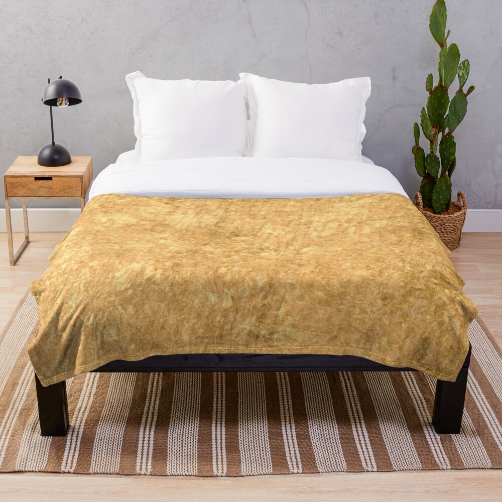"Luxurious Gold Pattern" Throw Blanket for Sale by SulkaCreative ...