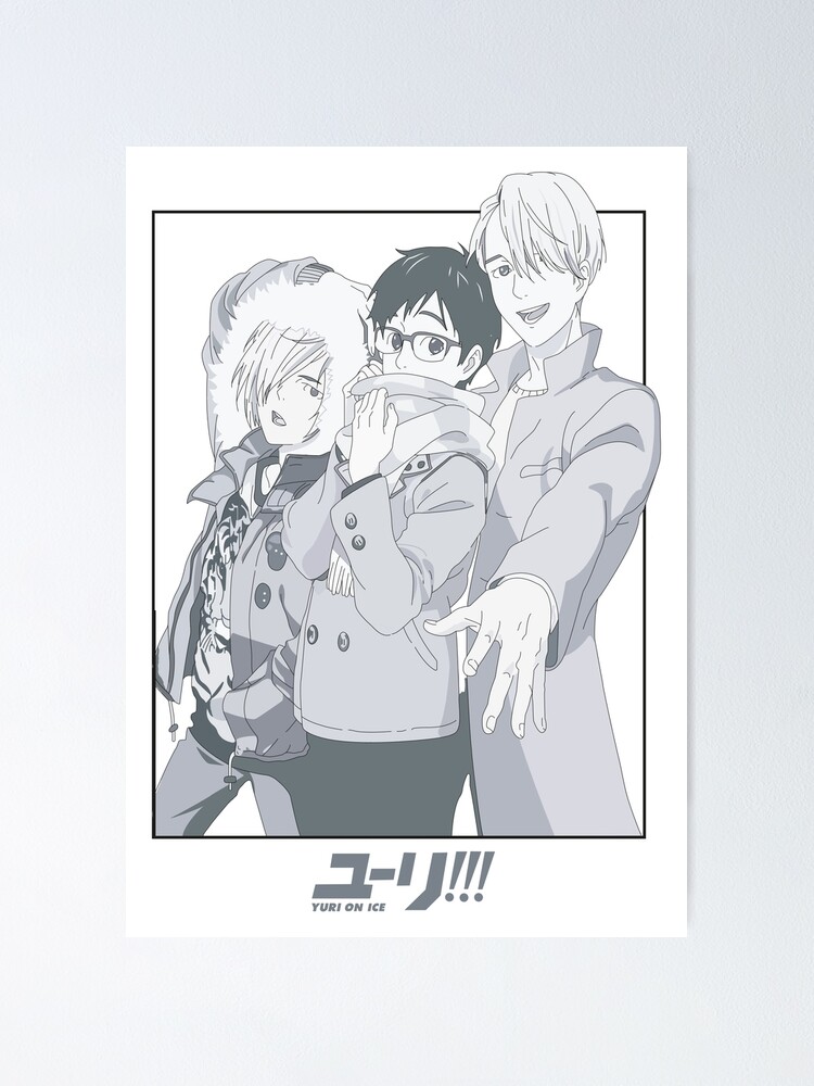 "Yuri On Ice fanart" Poster by Luckygeek | Redbubble
