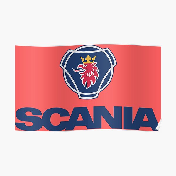 Poster: Scania | Redbubble