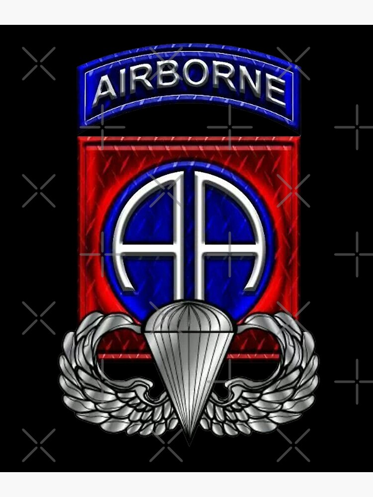 "82nd Airborne Paratrooper Veteran" Poster for Sale by Jody49 | Redbubble