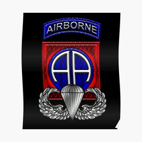 "82nd Airborne Paratrooper Veteran" Poster for Sale by Jody49 | Redbubble