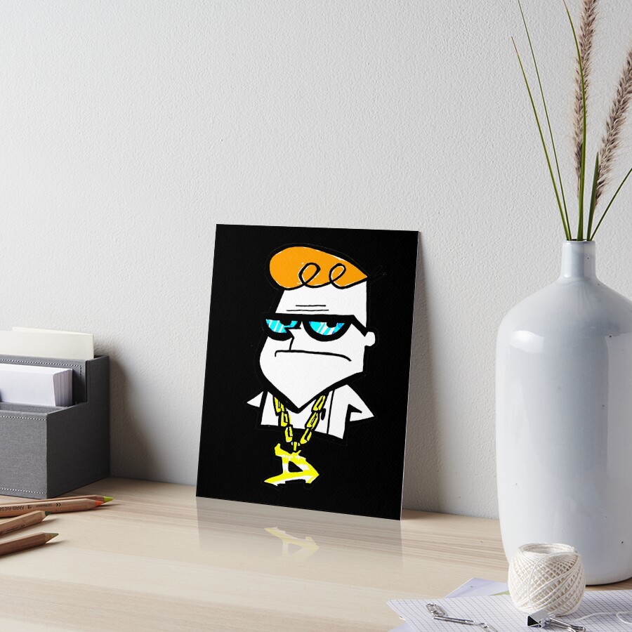 "Dexter from Dexter's Laboratory™ wearing a hip hop Gold Chain" Art ...