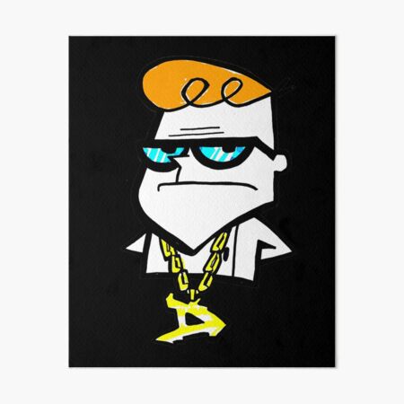 "Dexter from Dexter's Laboratory™ wearing a hip hop Gold Chain" Art ...