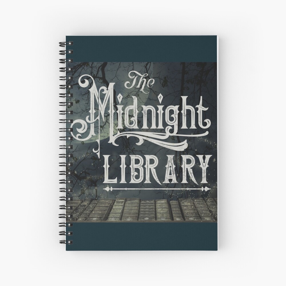"The Official Midnight Library Logo!" Spiral Notebook for Sale by ...